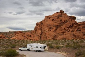 Lake Mead Scenic Drive + A Great RV Pit Stop at “Redstone” NV!