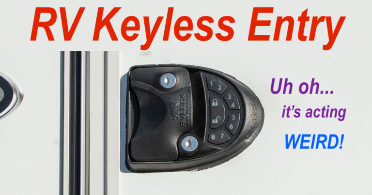 RV Keyless Entry Door Lock Problems? Try this quick fix!